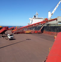 Unrivalled flexibility with Telestack's All Wheel travel Shiploadingsystem