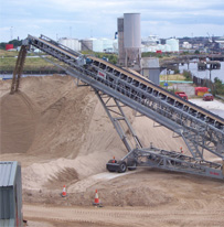 TS 2042 Radial Telescopic Ship Unloading sand