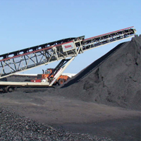 TS 624 Tracked Telescopic Coal Stockpiling Case Study | Telestack Ltd