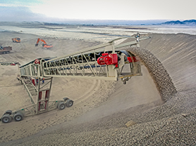 Stacking | Telescopic Stockpiling Conveyors | Telestack Ltd