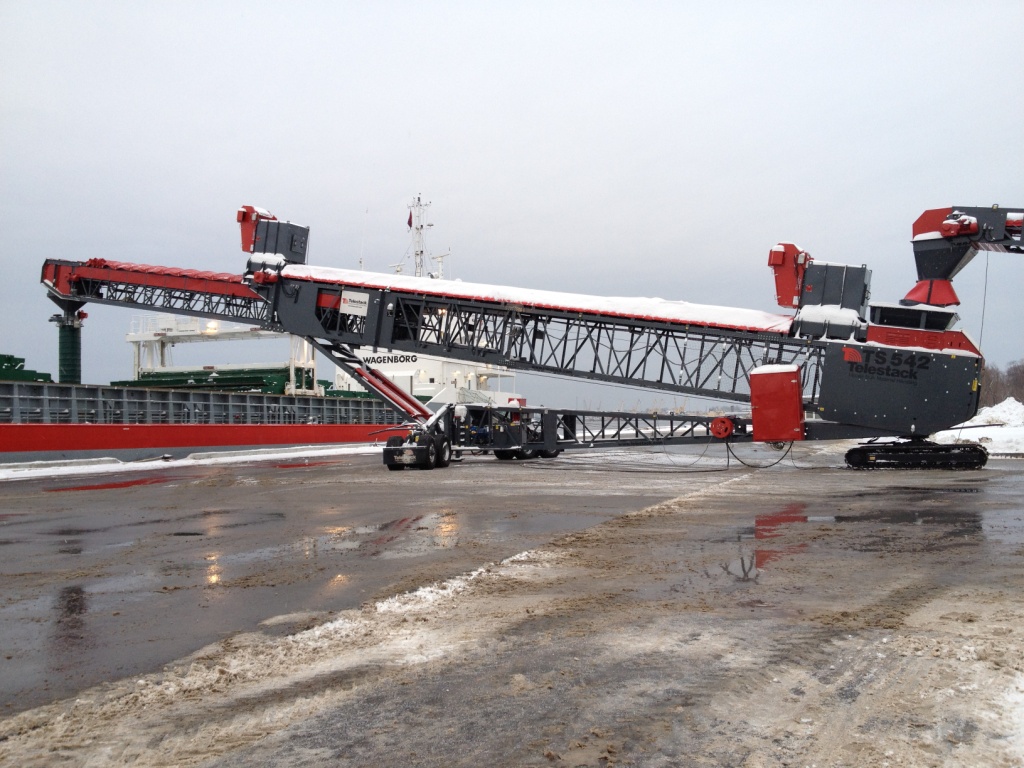 Radial Telescopic Shiploaders | Telestack Ltd