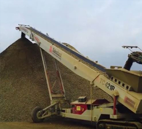 TC421R Radial Tracked Conveyor | Telestack Ltd