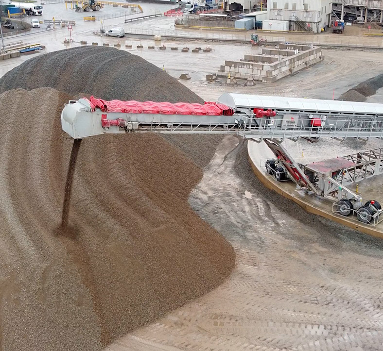 TS42 Radial Telescopic Conveyor